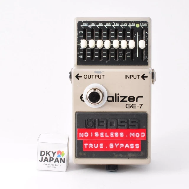 BOSS GE-7 MODIFIED Noiseless Equalizer PSA.OK MIT Effect Pedal Used ...