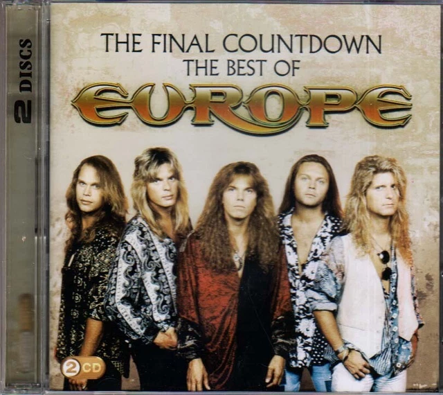 EUROPE THE FINAL Countdown The Best Of Europe 2 CD Hard Rock Hair Metal ...
