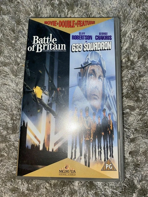 VHS DOUBLE FEATURE Battle Of Britain 633 Squadron £5.42 - PicClick UK
