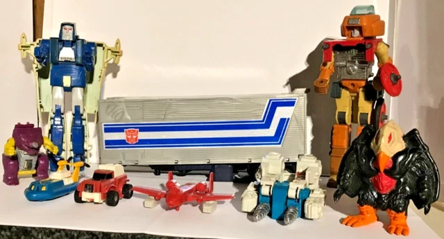 TRANSFORMERS G1 BUNDLE Vintage 1980s HASBRO figures various parts ...