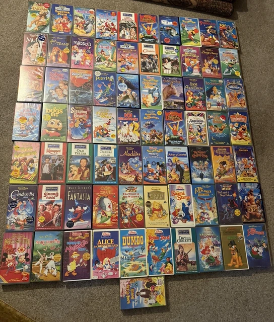 MEGA DISNEY VHS Collection £135.91 - PicClick UK