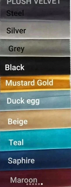 DUKE LUXURY BED Frame In Plush Velvet Fabric All Colors and UK Sizes ...