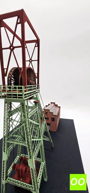 MODELUX OO GAUGE Bersham Colliery Pit Head Kit £28.00 - PicClick UK