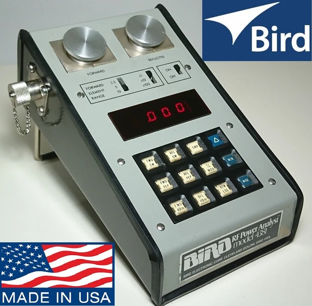 BIRD 4381 / 4391 / 43 Digital Thruline Power Analyst Wattmeter SWR/PEP ...