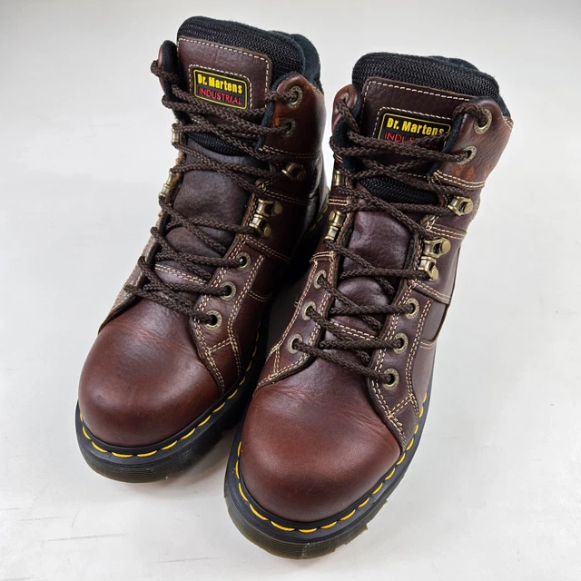 DR MARTENS DOC Ironbridge Boots Men's 10 US Brown Industrial Steel ...