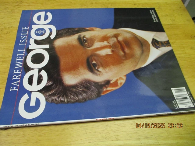 &GEORGE MAGAZINE& BY John F. Kennedy Jr., Farewell Issue. 2001. (B) £36 ...