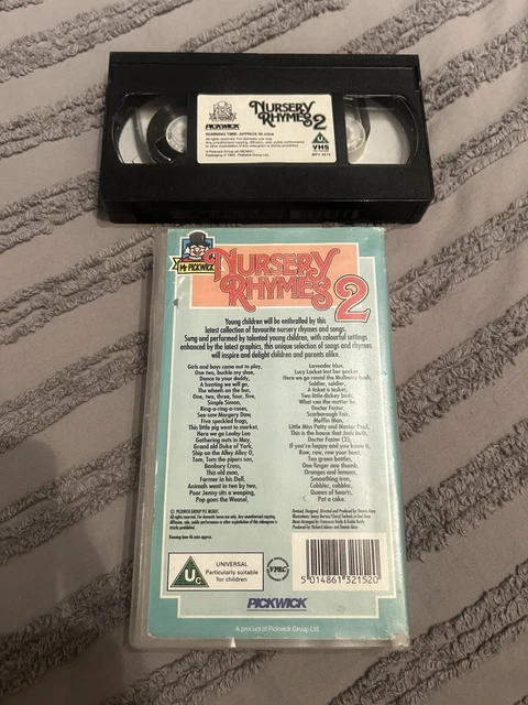 CHILDREN’S VHS NURSERY Rhymes 2 - VHS - Mr Pickwick £10.07 - PicClick UK