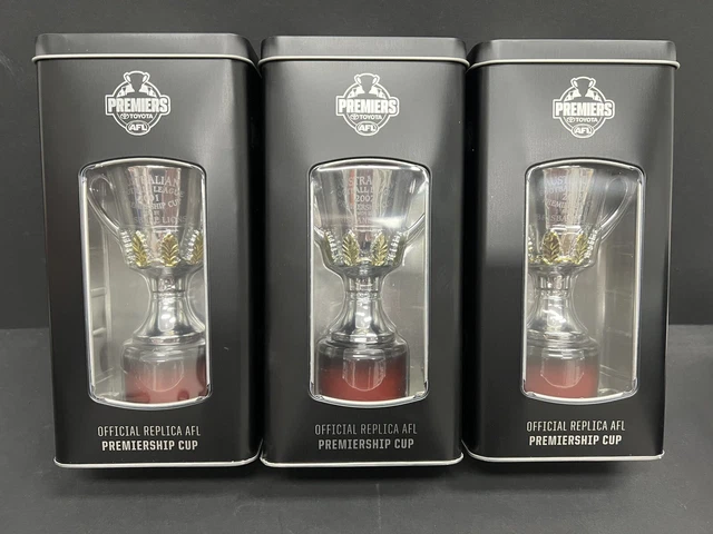AFL BRISBANE LIONS 2001/02/03 MINI PREMIERSHIP CUPS - Grand Final ...