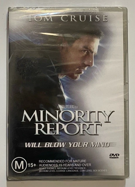 MINORITY REPORT DVD Movie Film Tom Cruise Steven Spielberg Colin ...