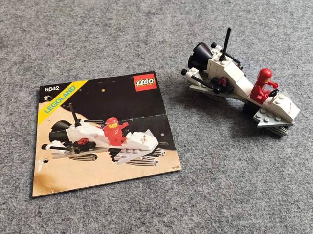 LEGO SET 6842 Small Space Shuttle Craft (1981) with OBA - Vintage 80's ...