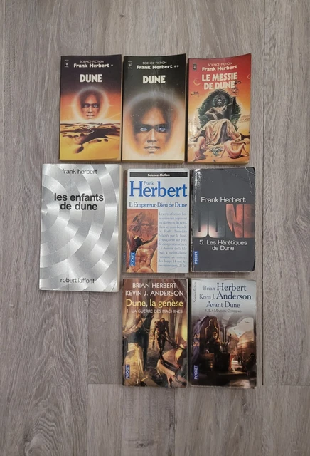 LE CYCLE DE Dune tomes 1 à 6 + La Genèse + Avant Dune, Frank Herbert ...