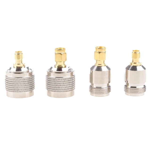 RF COAXIAL CONNECTOR Kit SMA to N BNC TNC F Type Connectors Kits N to ...