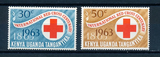 KENYA OUGANDA TANGANYIKA 1963 Croix Rouge Centenaire Sg205/206 Mnh EUR 2,45 - PicClick FR