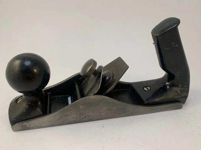 VINTAGE USSR METAL Smooth Jointer Plane Tool Shoulder Soviet Skew Iron ...