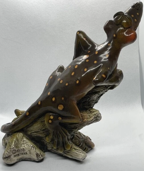 JOHN RAYA BEASTIES Lorenzo Lizard Large Original Figurine Handmade By ...