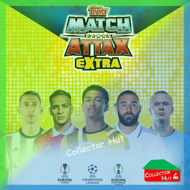 TOPPS MATCH ATTAX Extra 2022/23 Parallel CRYSTAL & EMERALD Cards YOU ...