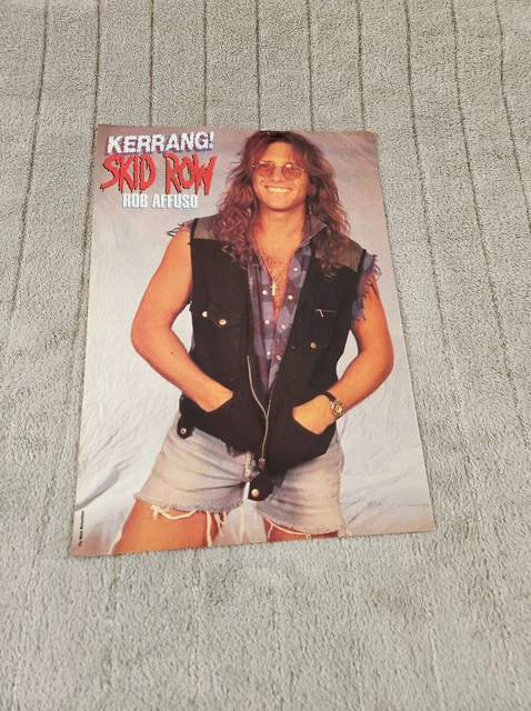 FPOT17 MAGAZINE PICTURE Pin Up/Poster 12X8" Skid Row - Rob Affuso £8.99 ...
