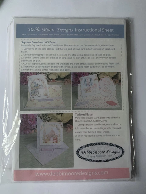 DEBBIE MOORE DESIGNS - Dimensional Card Kit - 35 sheets and ...