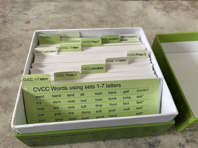 PHONICS LETTERS AND Sounds Phase 4 Flashcards £10.79 - PicClick UK