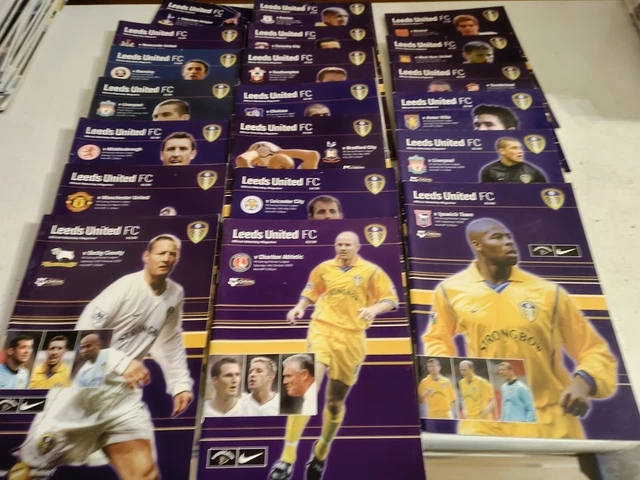 LEEDS UNITED PROGRAMME Collection 2000/01 £5.99 - PicClick UK