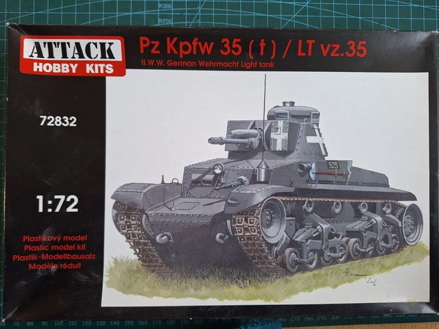 ATTACK HOBBY KITS PzKpfw 35(t) / LT vz.35 MODEL KIT 1:72 scale #72832 £ ...