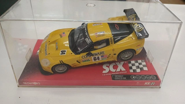 SCX CHEVROLET CORVETTE C6R COMPUWAR Slot Car £150.10 - PicClick UK