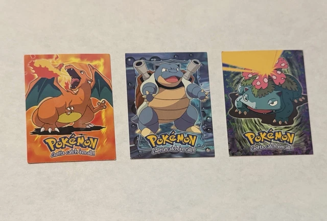 TOPPS POKEMON STAGE 3: The Big 3 (Charizard, Blastoise, Venusaur) $1.48 ...
