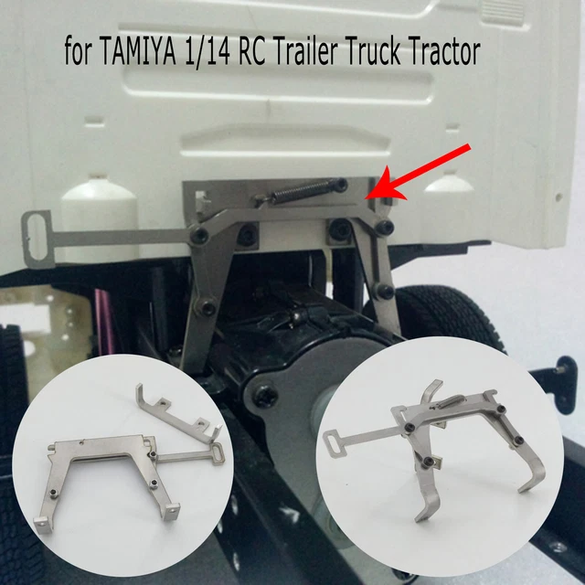 METAL CAB LOCK Catch Assembly for Tamiya Scania RC Trailer Tractor ...