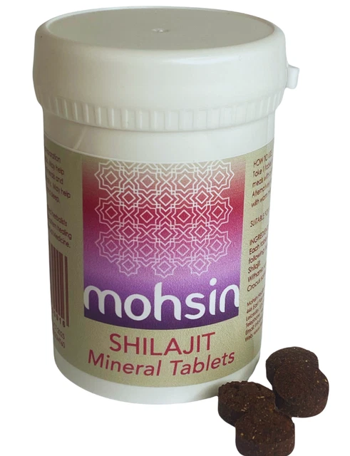 MOHSIN ® PURE Shilajit.Tablets - Natural Mineral Richness for Vitality ...