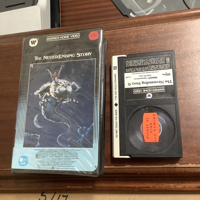 THE NEVER ENDING Story Betamax BETA NOT VHS Warner Home Video 1984 Rare ...