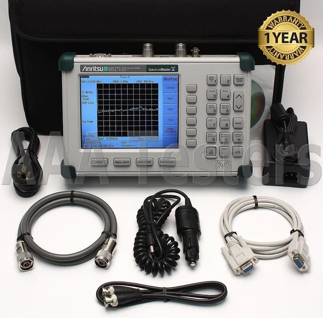 ANALYSEUR DE SPECTRE Portable Anritsu MS2711D Avec Options 3 Et 21 MS2711 EUR 1.779,14 - PicClick FR