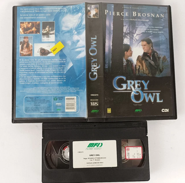 GREY OWL 1999 VHS Italien Pierce Brosnan Annie Galipeau Richard ...
