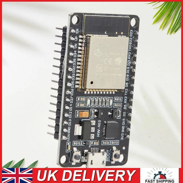 Esp 32s Esp Wroom 32 Esp32 Bluetooth Compatible Wifi Dual Core Cpu Development B £24 49