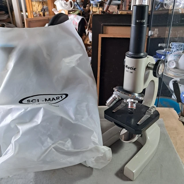 MOTIC SFC-3A MICROSCOPE, Untested £15.00 - PicClick UK
