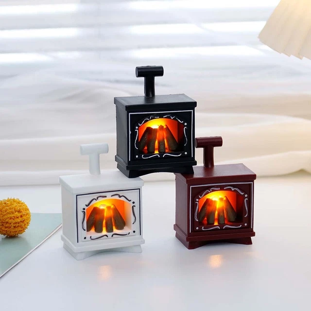 MODEL FIREPLACE NIGHT Light Realistic Flame Simulation for a Cozy ...