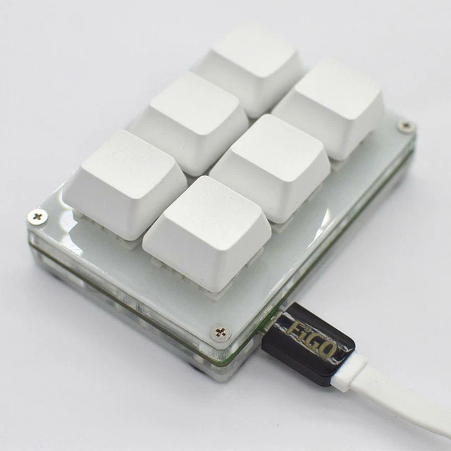 MINI6-KEY DIY CUSTOM programming shortcut keys mechanical keyboard ...