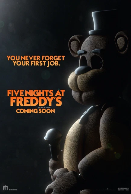 FIVE NIGHTS AT FREDDY'S - Affiche de Cinéma - Poster du Film - Halloween EUR 24,90 - PicClick FR