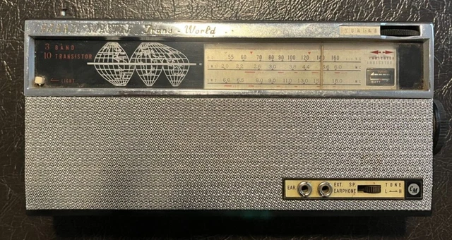 CHANNEL MASTER TRANSISTOR Radio with Leather Case Model# 6523 $20.50 ...