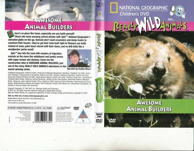 REALLY WILD ANIMALS-AWESOME Animal Builders-National Geographic-1997 ...