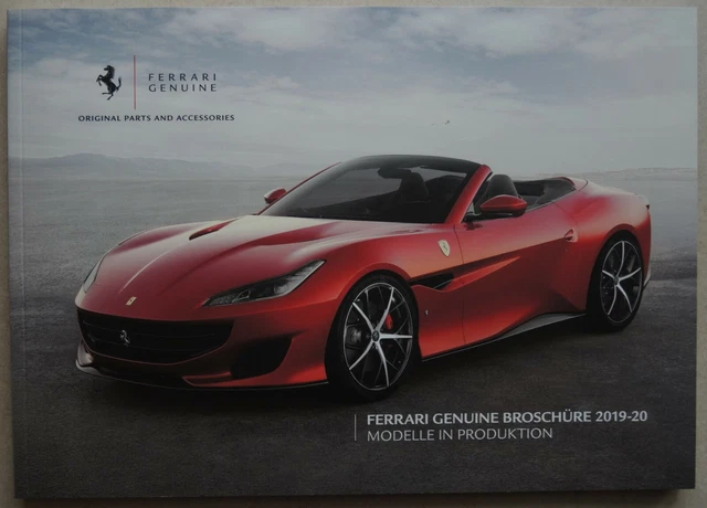 FERRARI BROCHURE AUTHENTIQUE 2019-20 modèles en production brochure ...