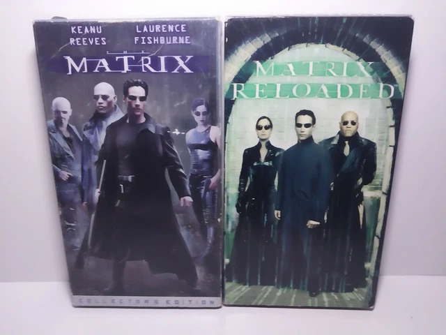 THE MATRIX (VHS, 1999, Collectors Edition) & Matrix Reloaded £5.60 ...