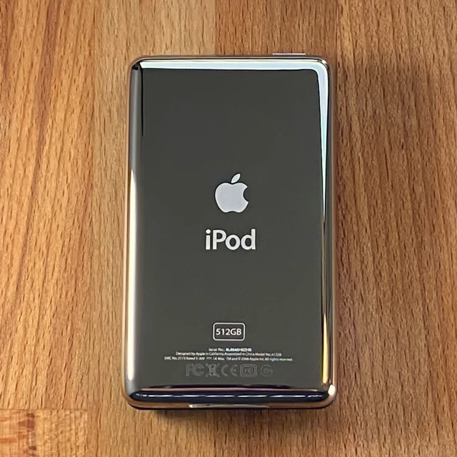 REFURBISHED APPLE IPOD Classic 7th Gen 512GB SSD Custom Colors 30 Day ...
