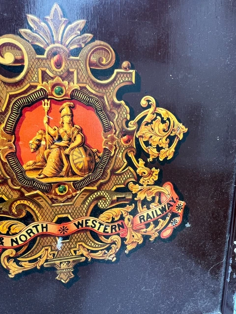OLD L&NWR COAT Of Arms / Crest On Board - London & North Western ...
