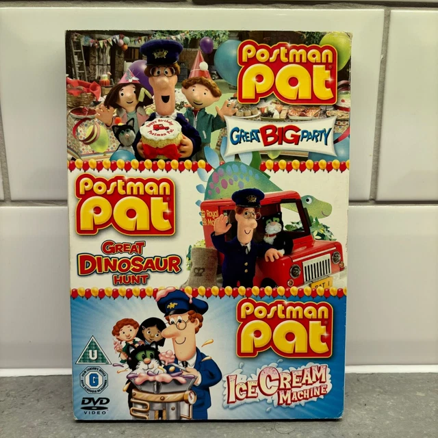 POSTMAN PAT DVD Bundle x5 Children's Movie Dinosaur Ice Cream Machine ...