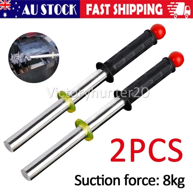 2PCS MAGNETIC SWEEPER - Swarf Clean Up Tool Wand Stick Lathe Drill ...