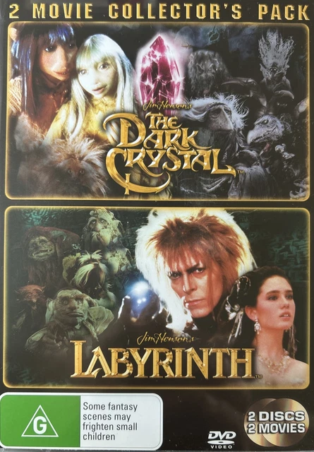 DVD NEW: THE Dark Crystal + Labyrinth - 1982 Dark Fantasy + 1986 ...