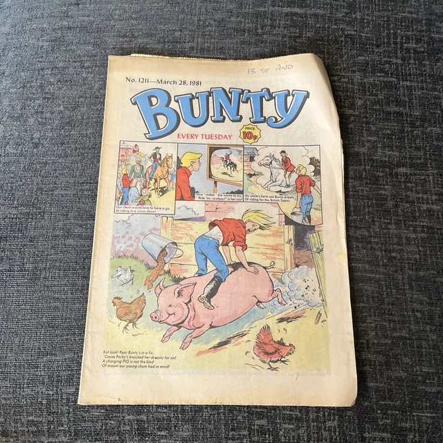 BUNTY COMIC - 28 March 1981 £5.99 - PicClick UK