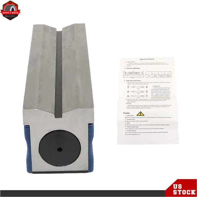 6& MASTER PRECISION LEVEL 150mm 0.0002''/10'' FOR MACHINIST TOOL Carbon ...