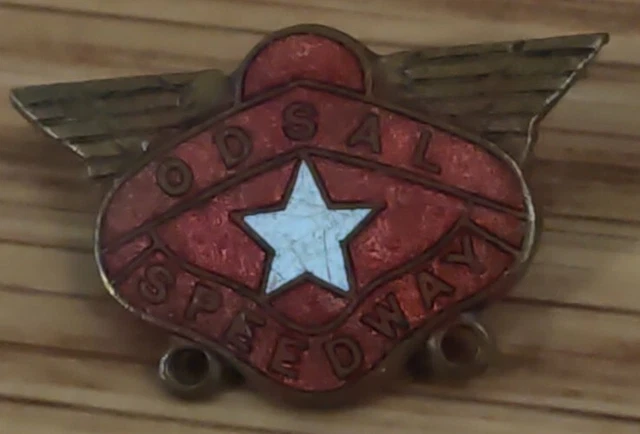 RARE VINTAGE SPEEDWAY Badge -Odsal Speedway 1960,S ?? Stunning ...