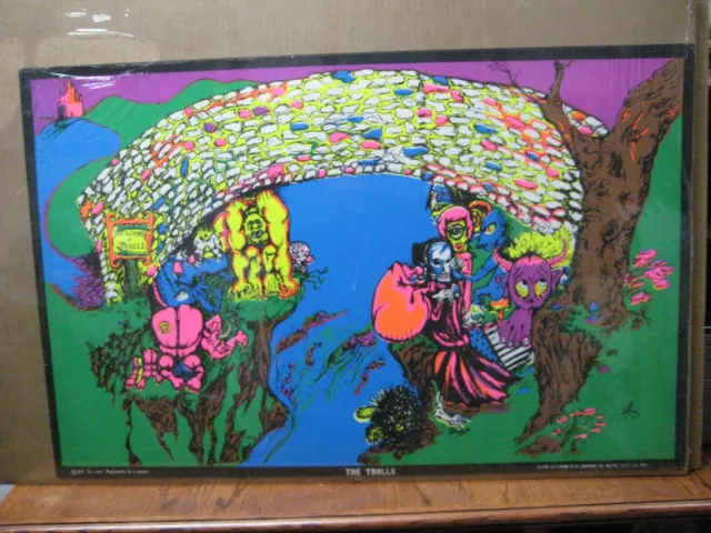 VINTAGE THE TROLLS 1971 black light poster psychedelic 13650 £72.84 ... VINTAGE THE TROLLS 1971 black light poster psychedelic 13650 £72.84 ...